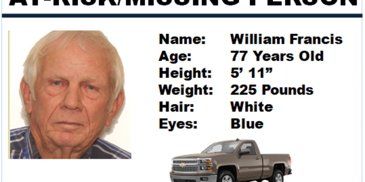 Man Goes Missing Silver Alert Issued